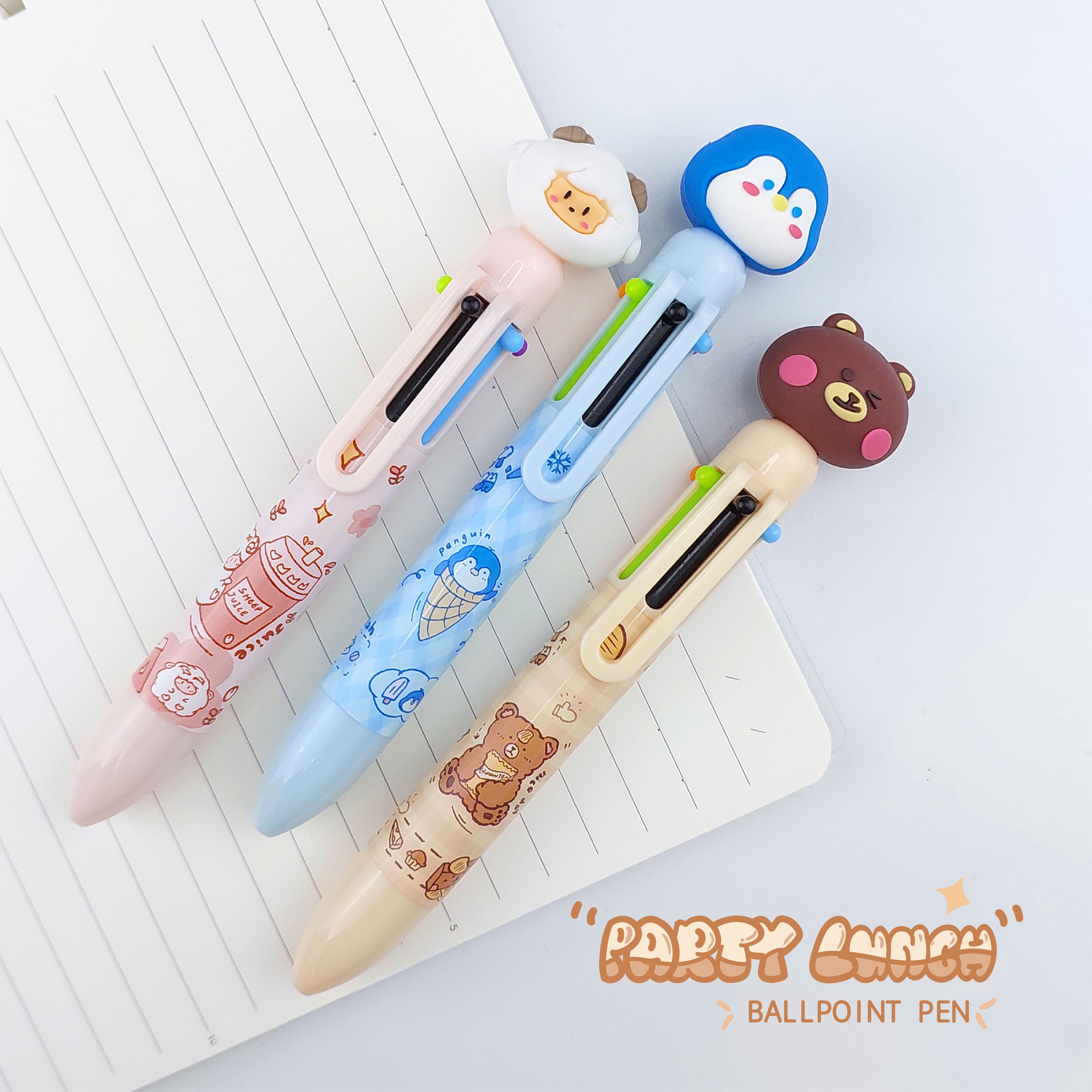 M&G MULTICOLOR B/POINT PEN 0.7 ( 6 COLOURS )